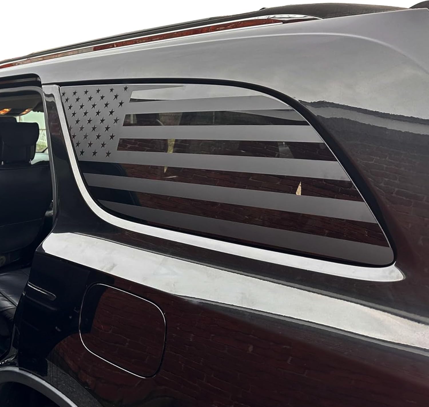 Amazon.com - Zxiaochun Rear Side Window American Flag Decal Compatible ...