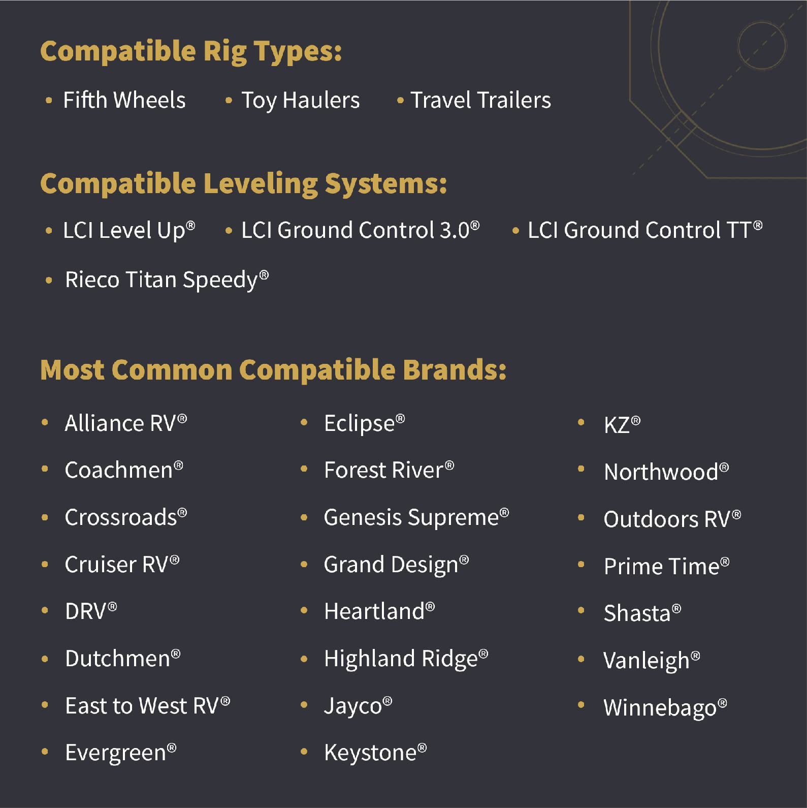 Snapklik.com : SnapPad Xtra RV Leveling Pads - Permanent Jack ...
