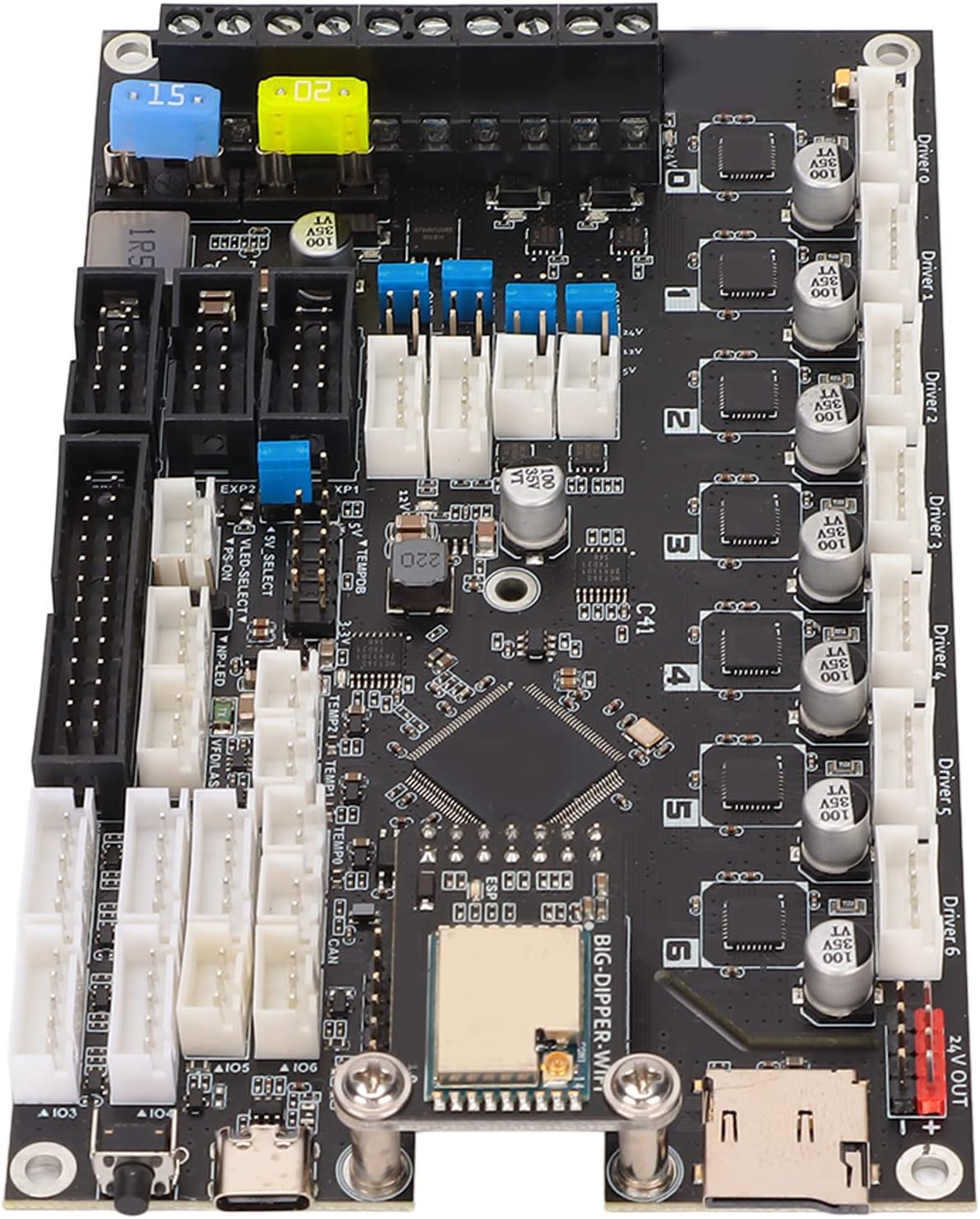 Amazon.com: 3D Printer Motherboard for VORON 2.4 BIG DIPPER, Duet3 ...