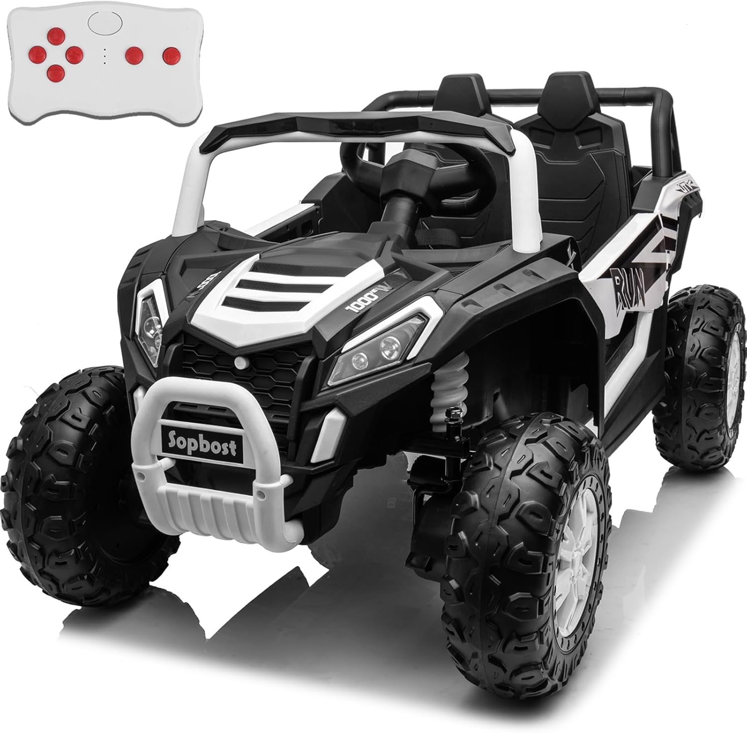 Amazon.com: sopbost 24v Ride On Toys for Big Kids Electric Vehicles 4X4 ...