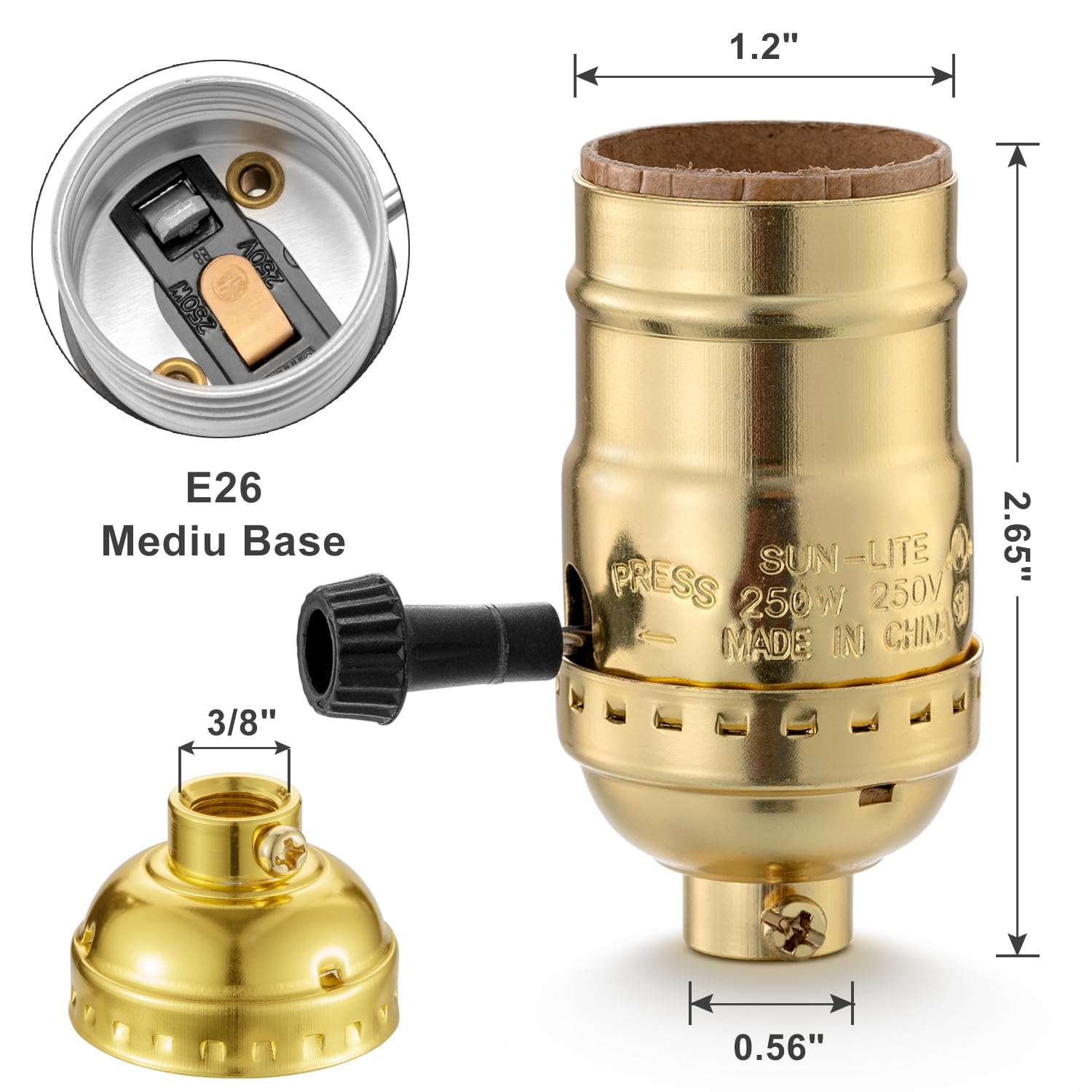 Three Way Lamp Socket Replacement