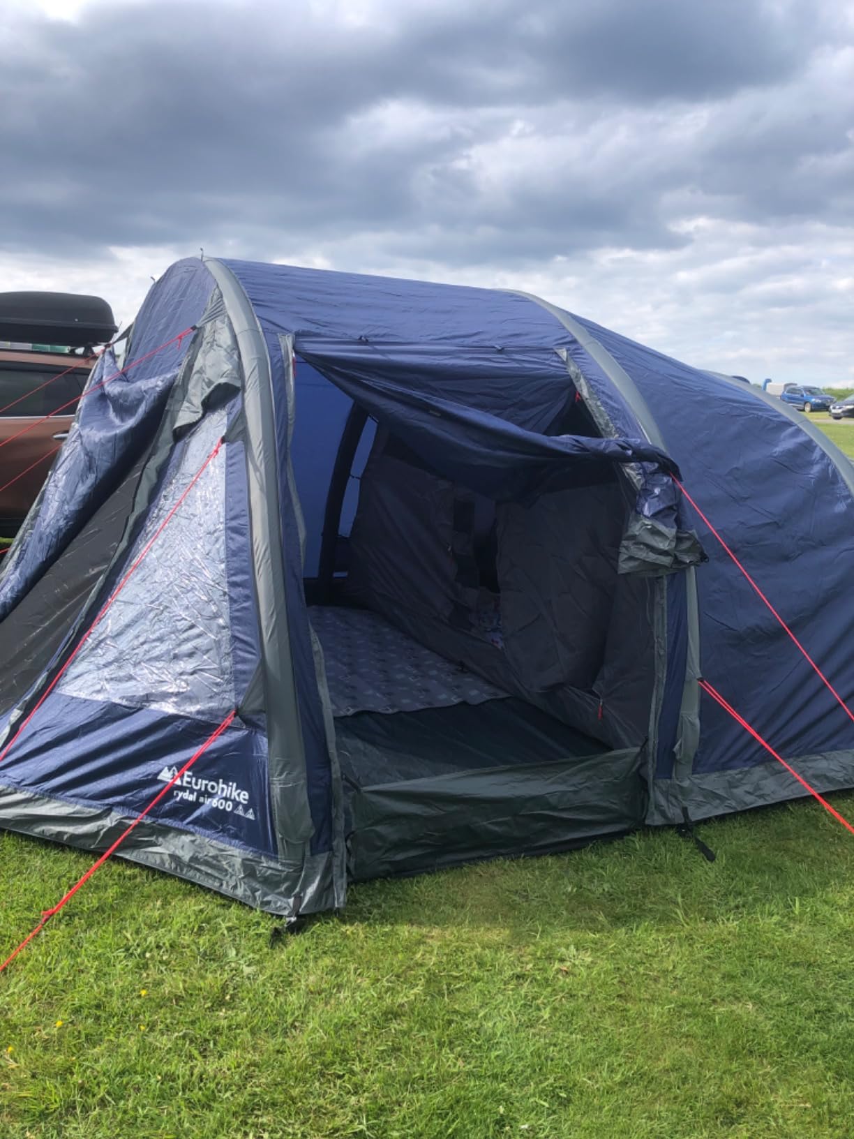 Eurohike Rydal 600 Air Tent for 6 People with Porch and Living Area, 6 ...