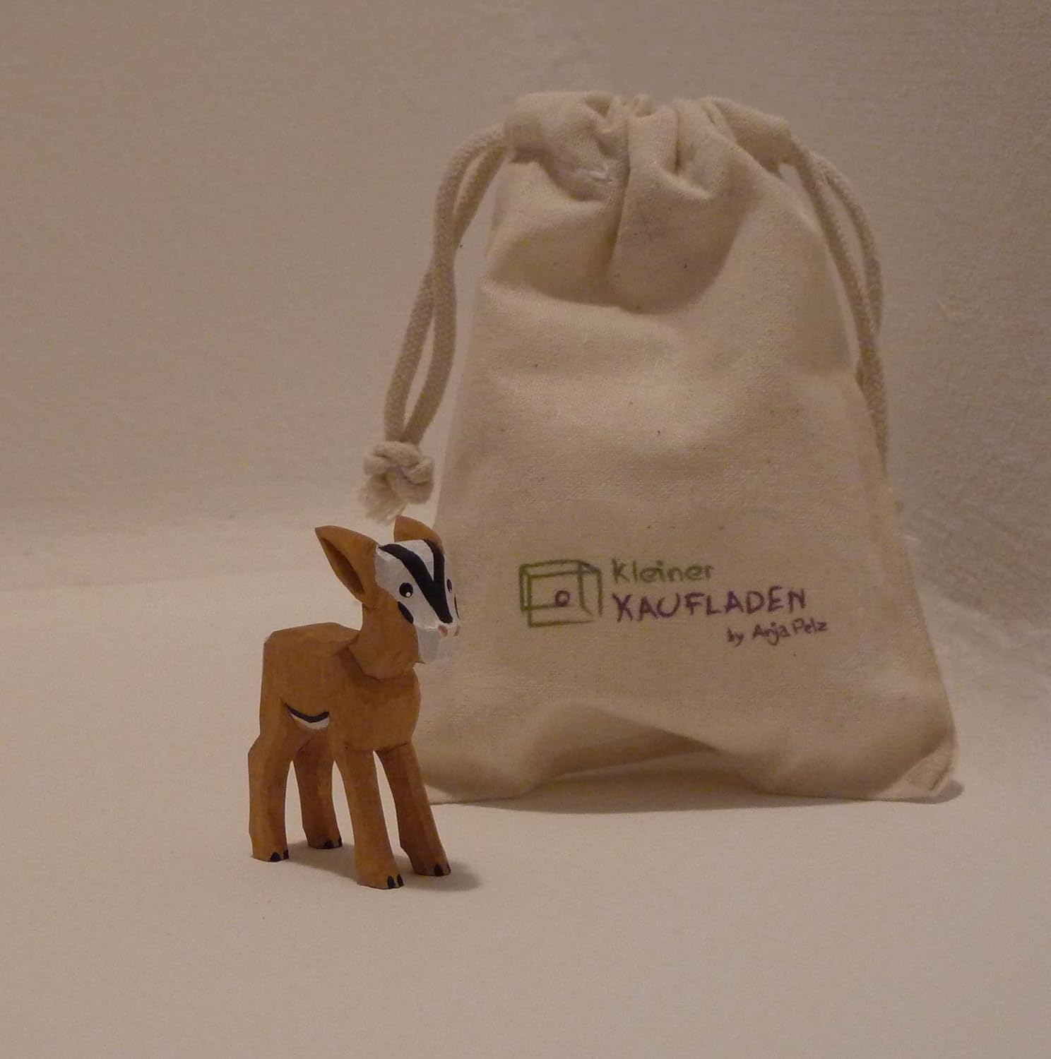 Lotte Sievers-Hahn Small Springbok Nativity Statue with Cotton Bag ...