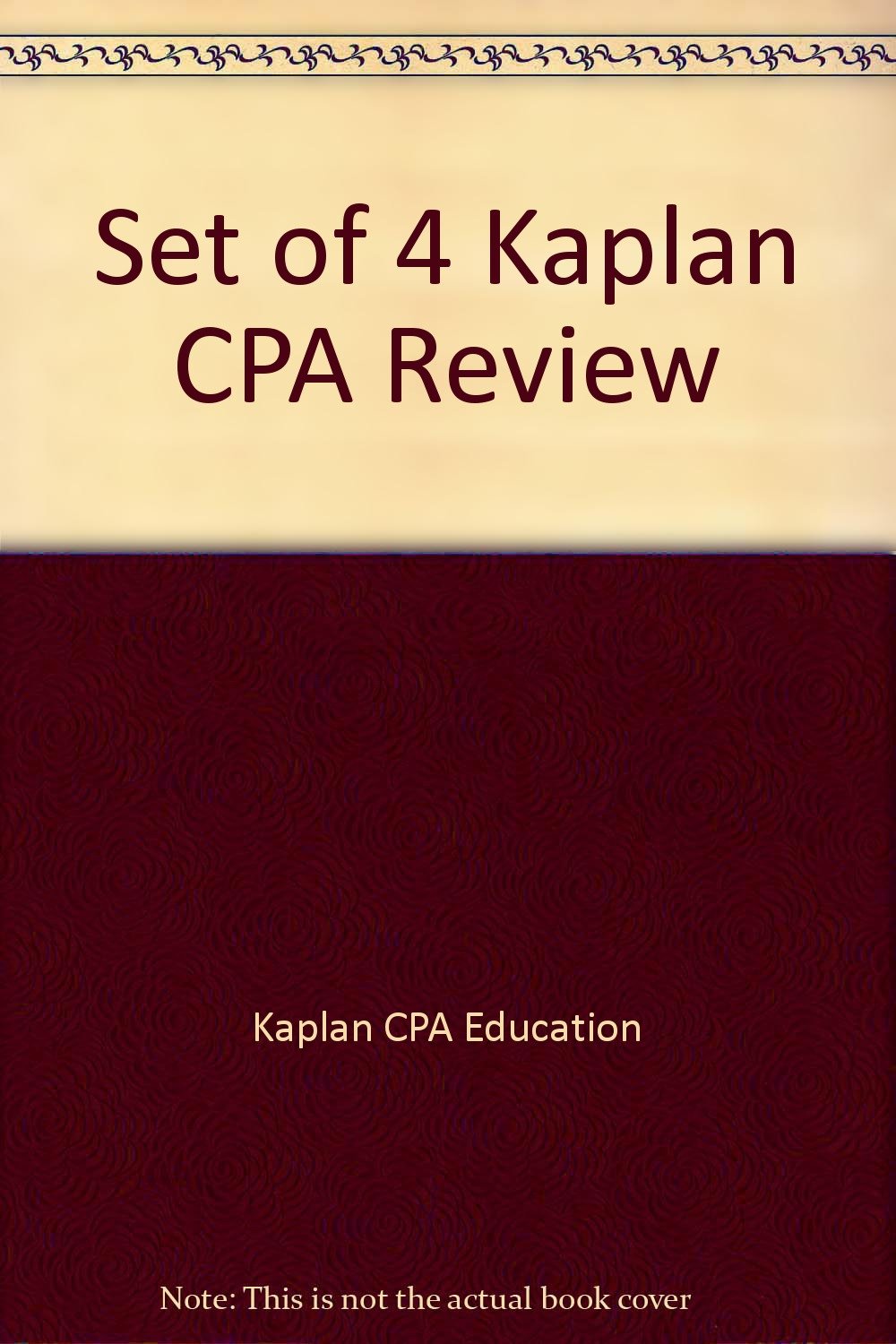Buy Set of 4 Kaplan CPA Review Book Online at Low Prices in India | Set ...