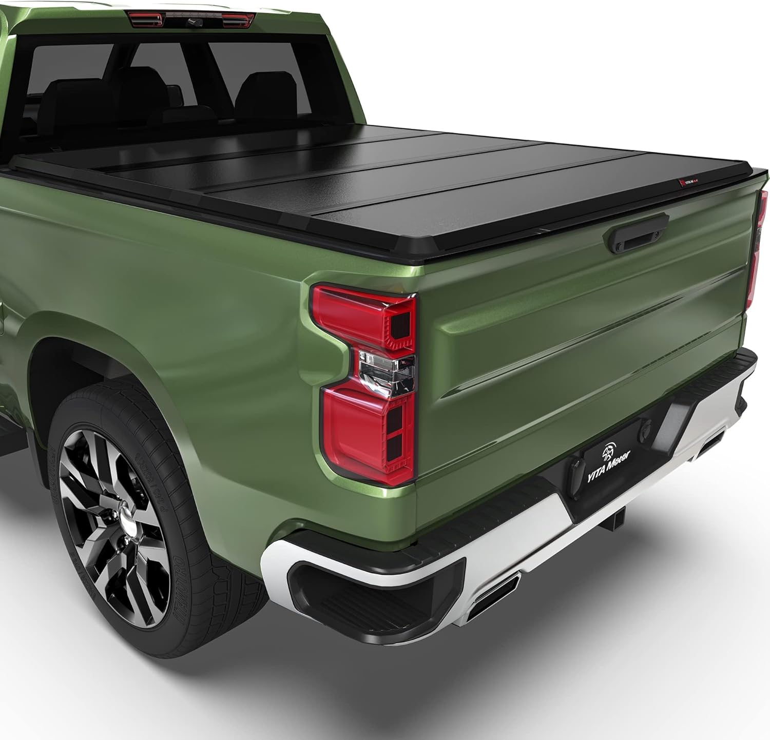 Amazon.com: YITAMOTOR Hard Quad-Fold Truck Bed Tonneau Cover Compatible ...