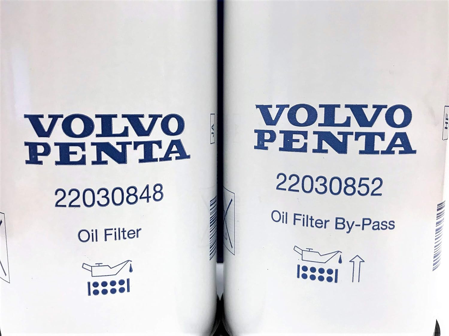 Volvo Penta Kit de filtro de aceite – 22030848 y 22030852 Bypass Filtro ...