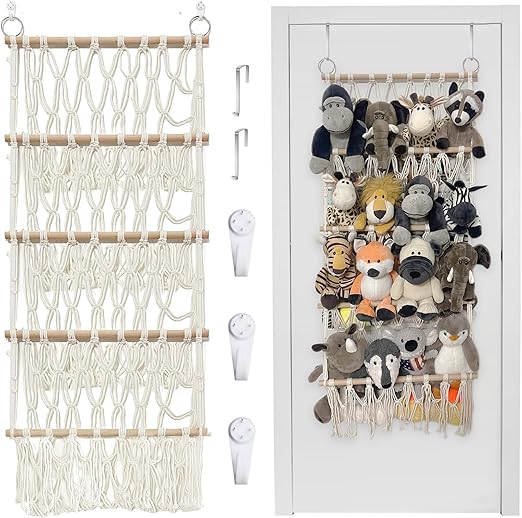 Amazon.com: DOEGUAIY Stuffed Animal Net or Hammock Handmade Toy Hammock ...