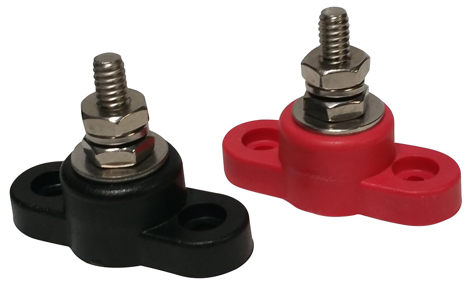 Amazon.com: 1/4" Battery Power & Ground Insulated Stainless Steel Stud ...