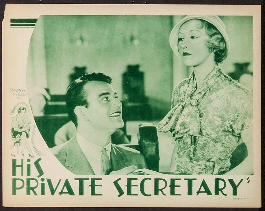 1933 His Private Secretary with John Wayne and Evalyn Knapp Directed by ...