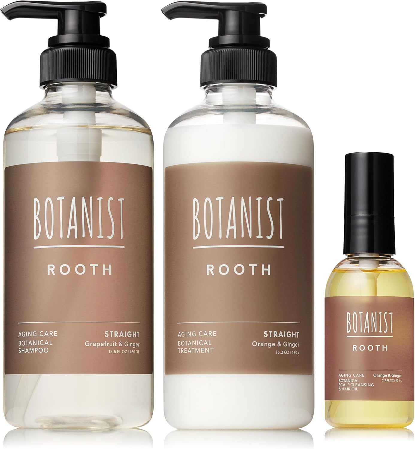 Amazon | 【新モデル】 BOTANIST ボタニスト ROOTH ルース エイジングケア シャンプー トリートメント ヘアオイル 3点セット ストレート | BOTANIST(ボタニス ...