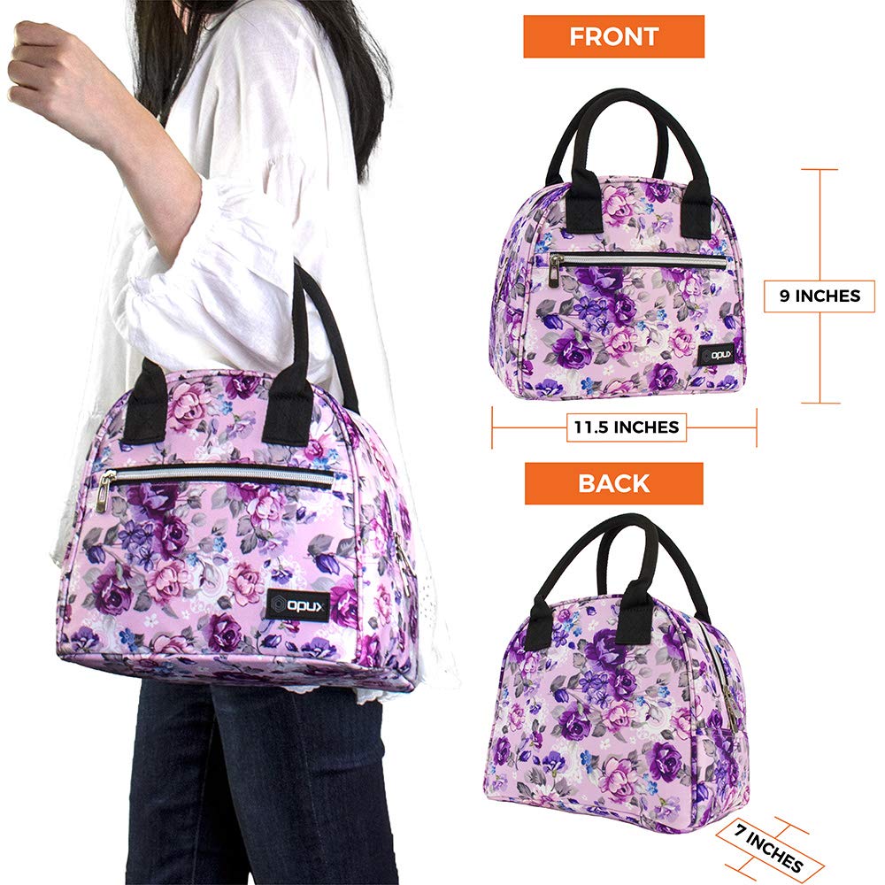 Snapklik.com : Opux Insulated Lunch Box Women, Lunch Bag Tote Girls ...