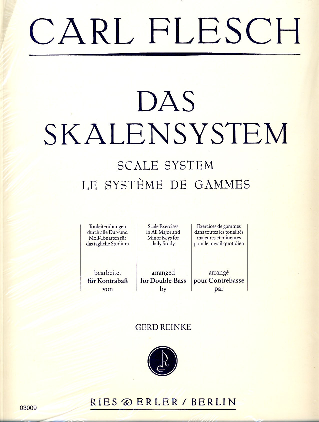 Carl Flesch-Scale System for Double Bass-Double-Bass : Flesch, Arr ...