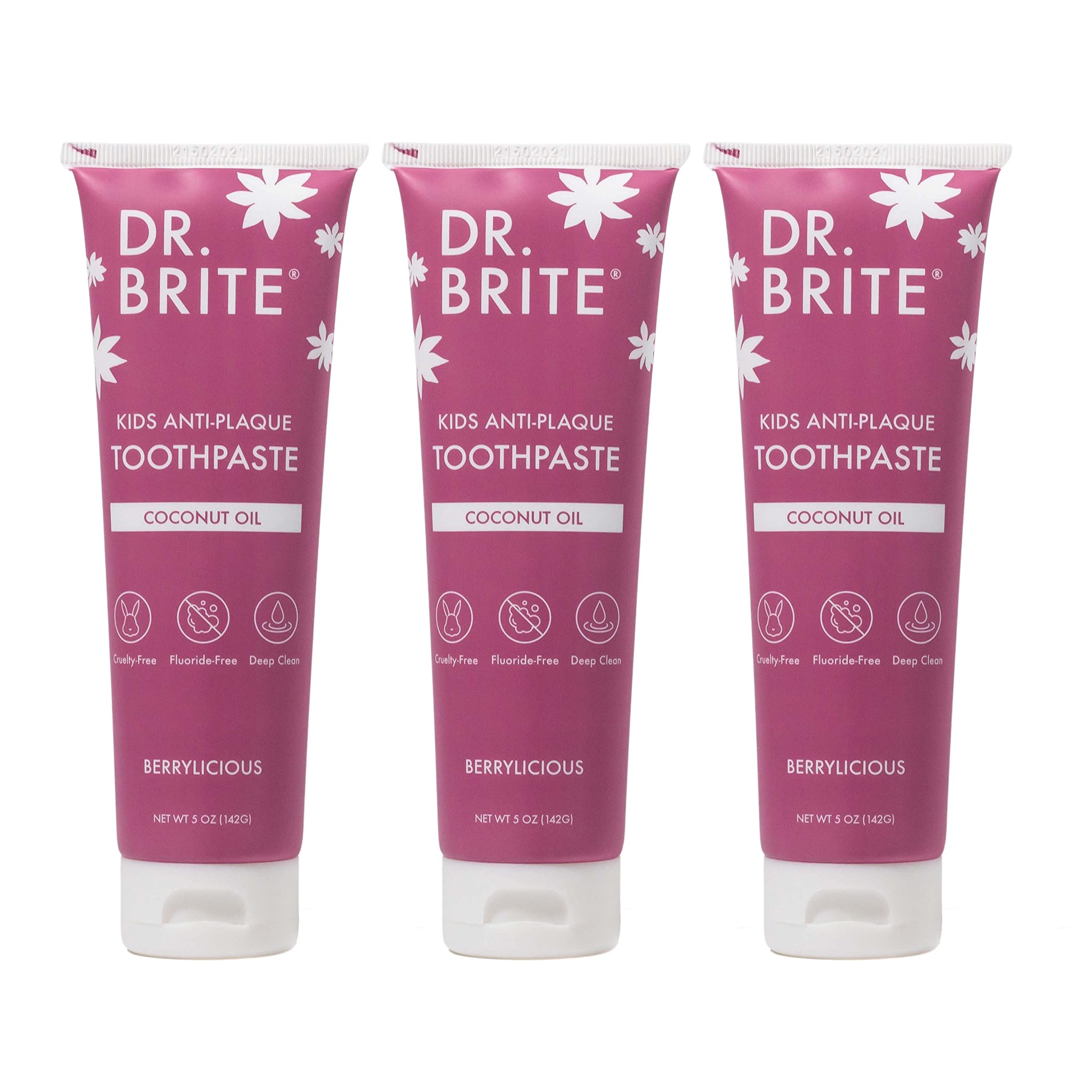 Buy Dr. Brite Natural Kids Antiplaque Toothpaste, Fluoride Free Sule ...