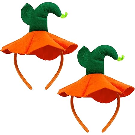 Amazon.com: Inxens Halloween Pumpkin Headband Dress Up Headband ...