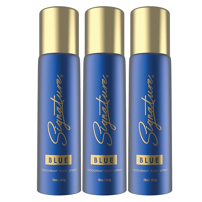 Buy Signature Blue Deodorant Body Spray - 210 ml| For Unisex| Elegant ...