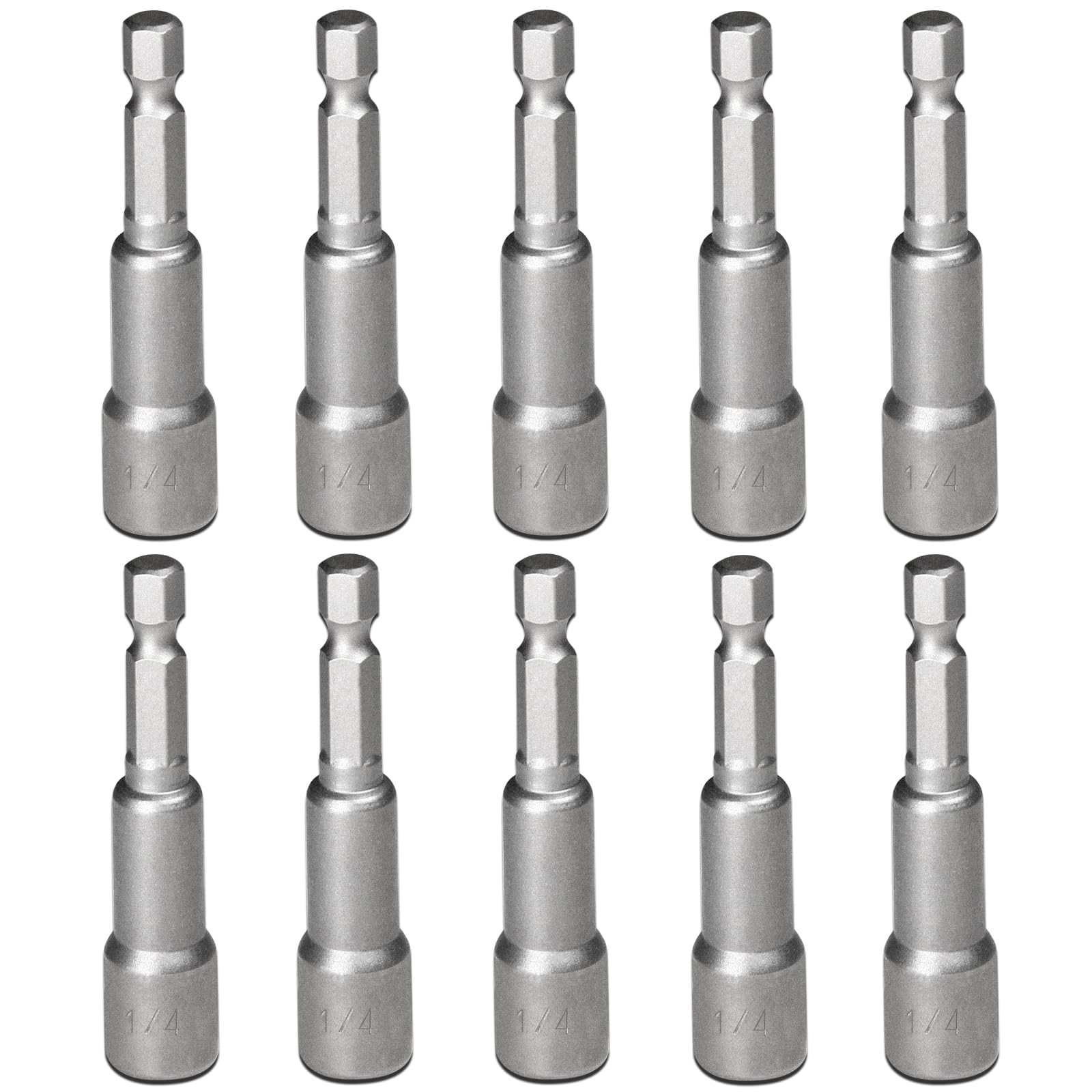 Amazon.com: Auniwaig Magnetic Nut Setter Driver Drill Bit Set 1/4" Hex ...
