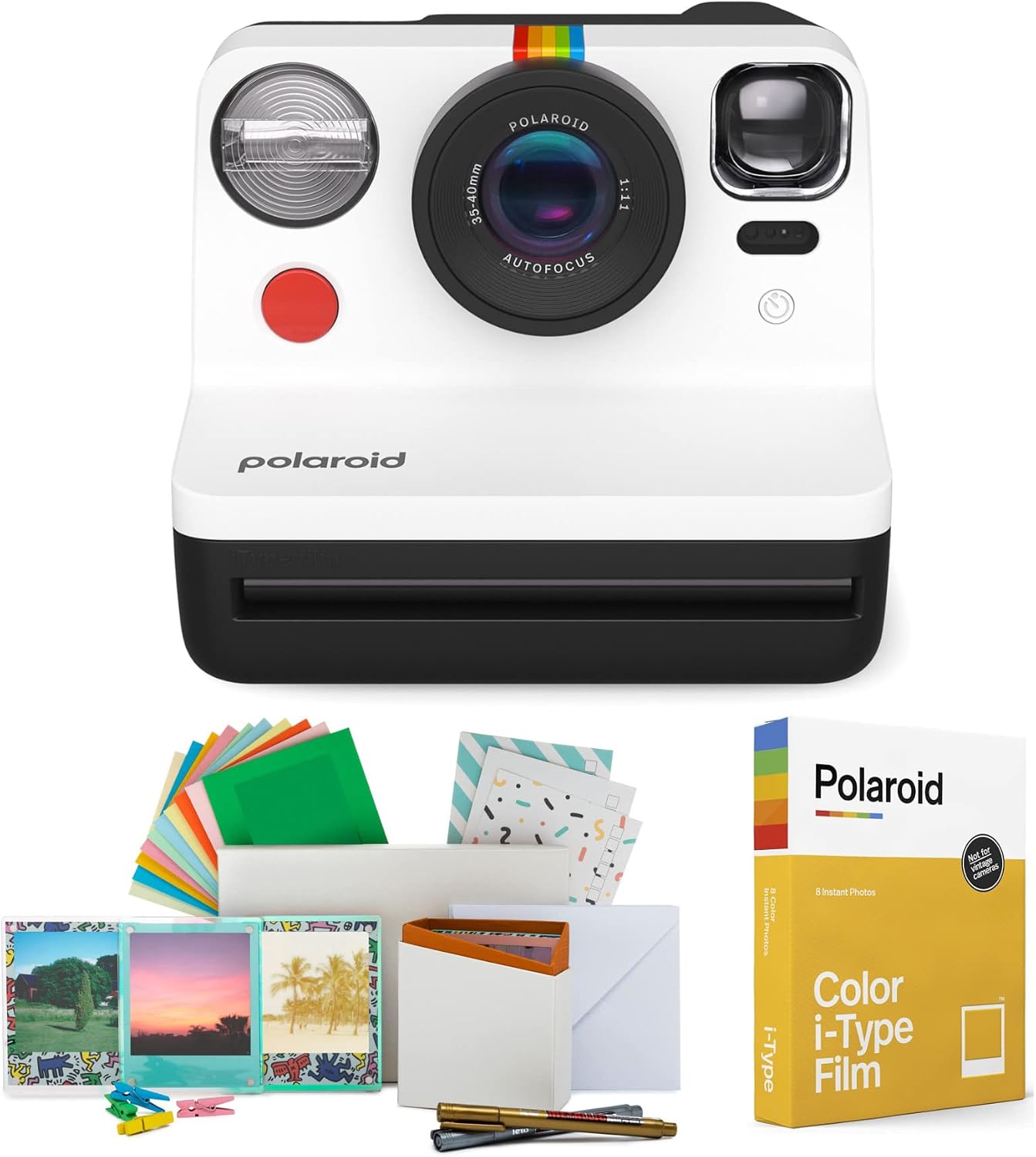 Amazon.com : Polaroid Now 2nd Generation I-Type Instant Film Camera ...