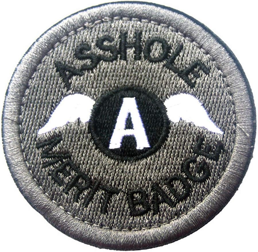 Amazon.com: GreatPlus Asshole Merit Badge Patch : Clothing, Shoes & Jewelry