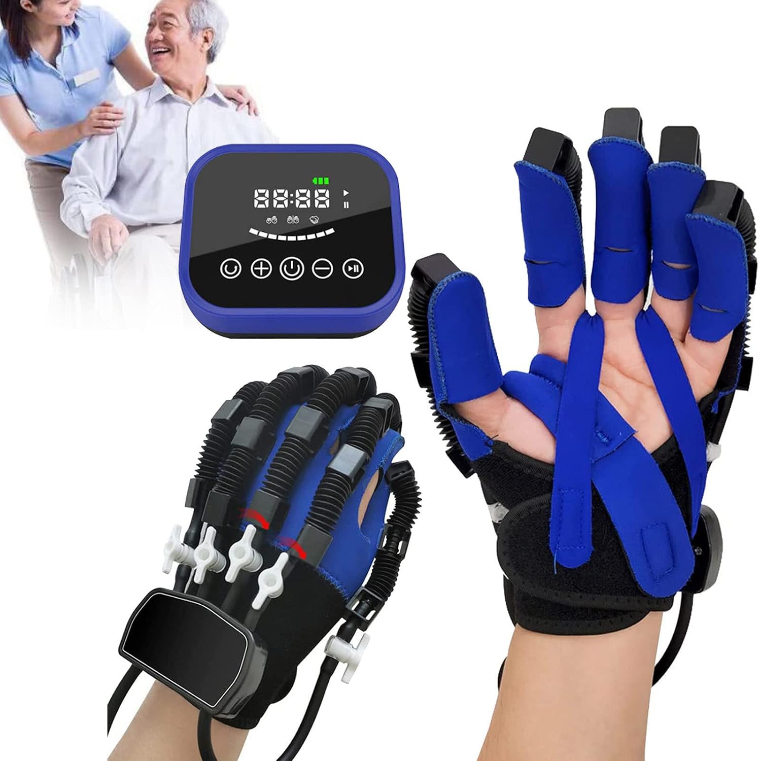 Amazon.com: Rehabilitation Robot Pneumatic Gloves, Finger ...