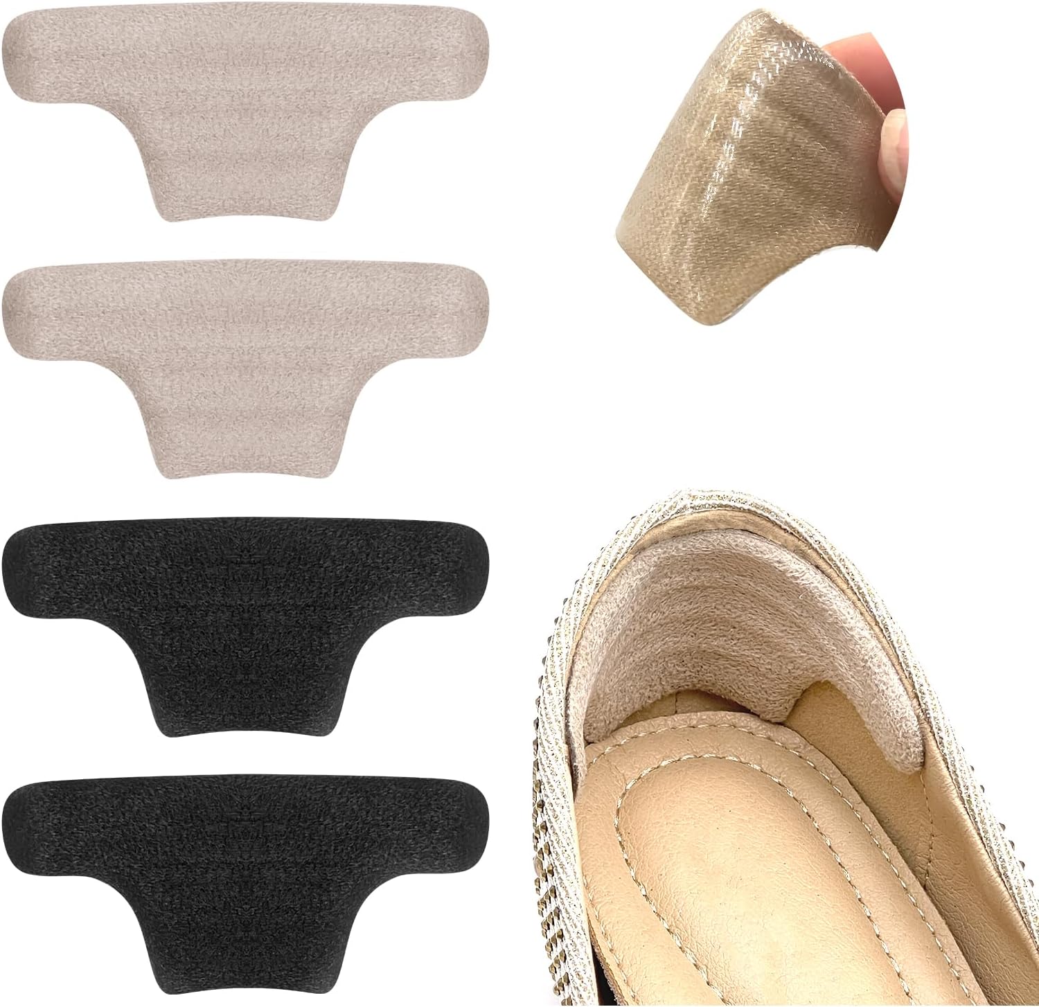 Amazon.com: Heel Cushion Pads, Heel Grips Liner Cushions Inserts for ...