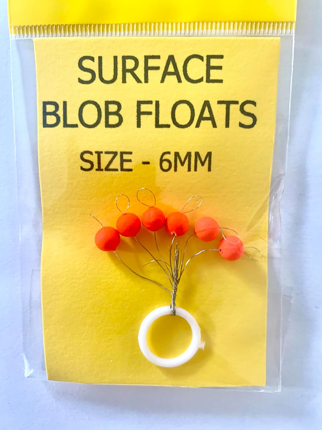 CARP FISHING SURFACE FISHING HI VIS FLUORO BLOB FLOATS - 6mm / 10mm ...