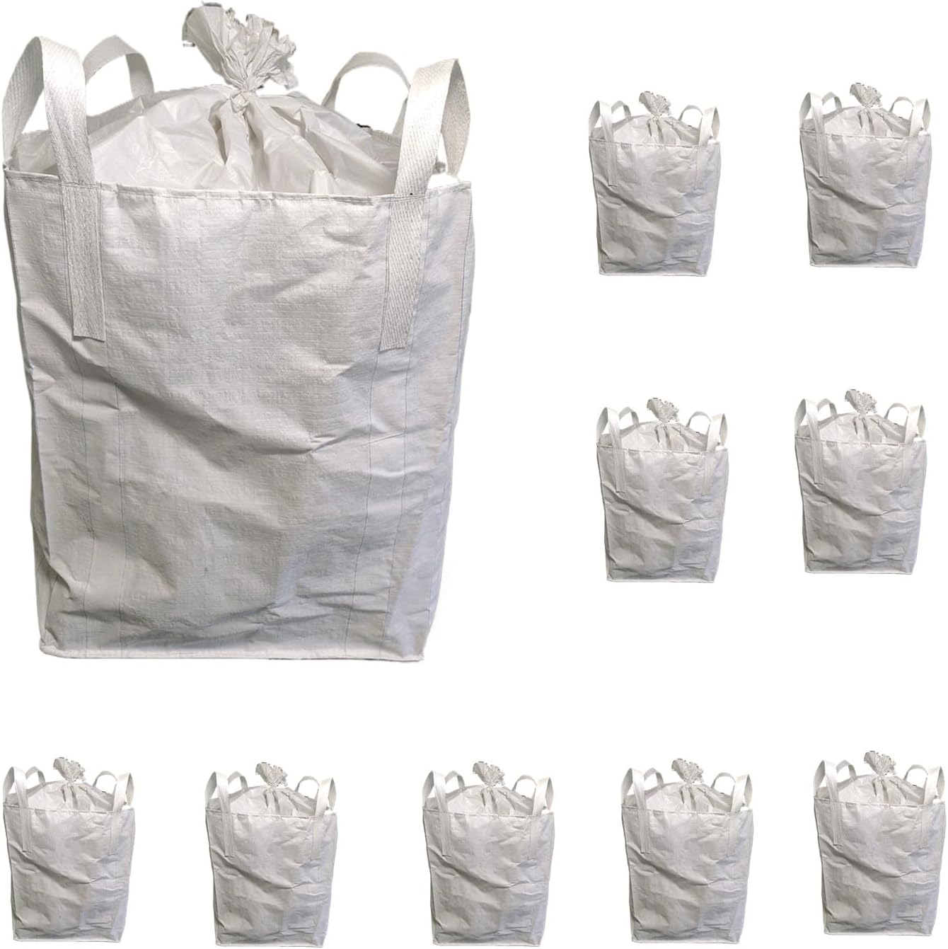 Amazon.com: FIBC Bulk Bags, Heavy Duty Builder's Bags, Contractor Bags ...