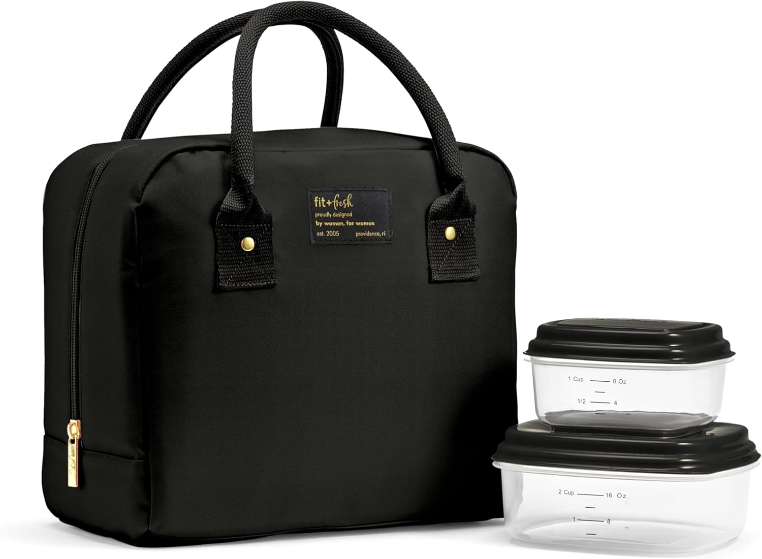 Fit & Fresh Lunch Bag for Women, Insulated Womens Lunch Bag for Work ...