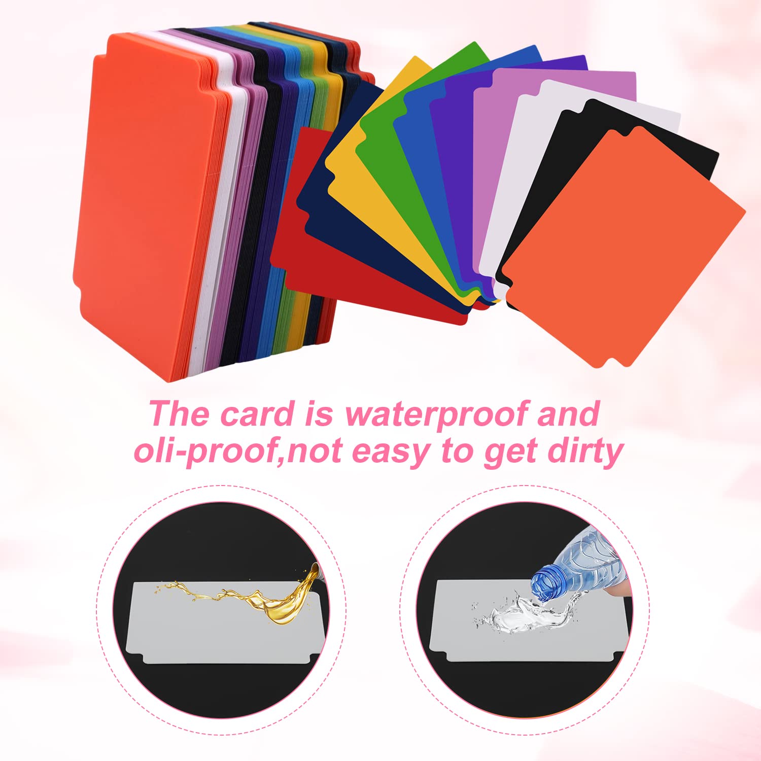 72sheets 12 Colors Trading Card Dividers Card Separator Card Sorting ...