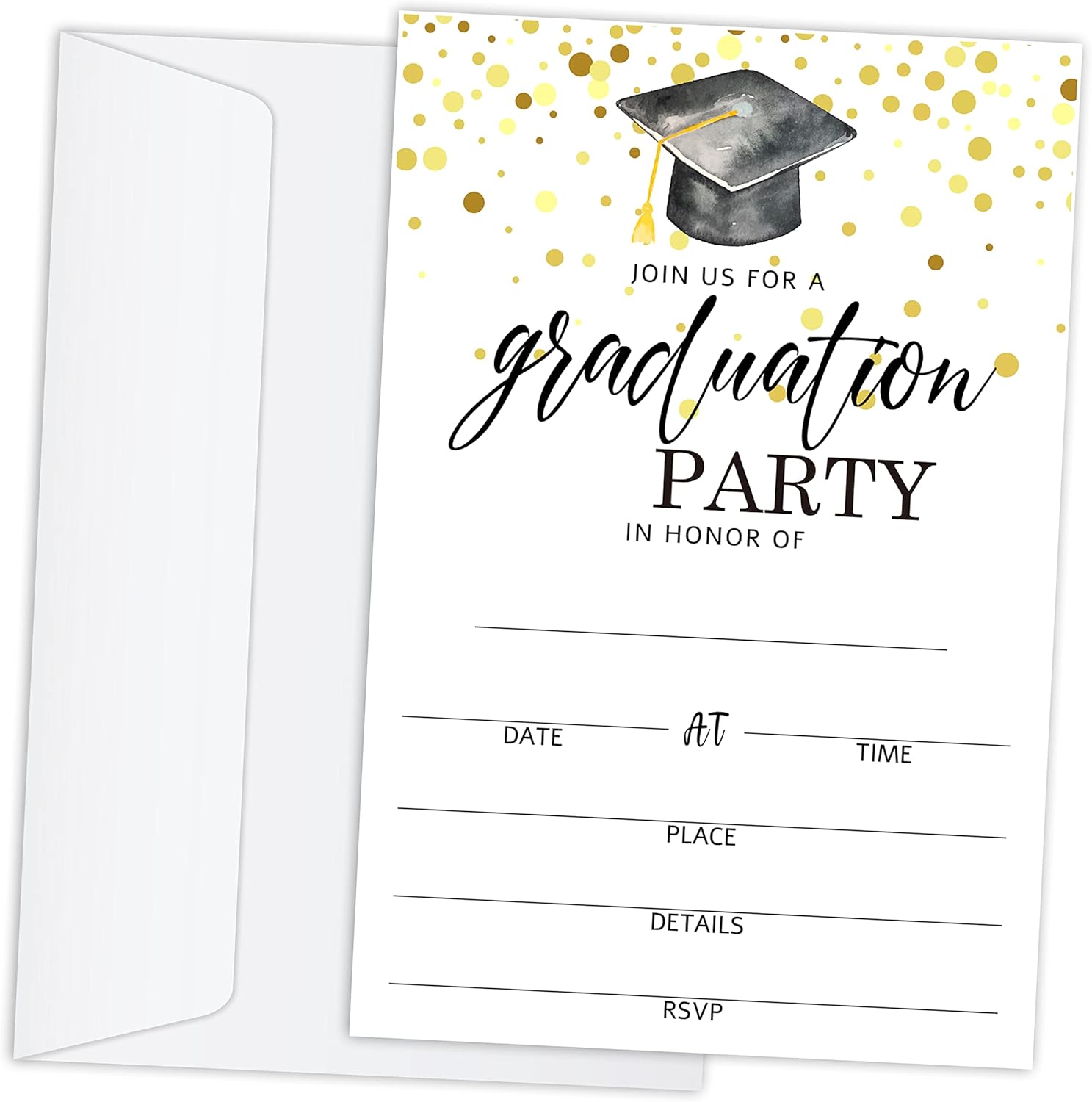 Amazon.com : RLCNOT Graduation Invitations Cards with Envelopes Set of ...