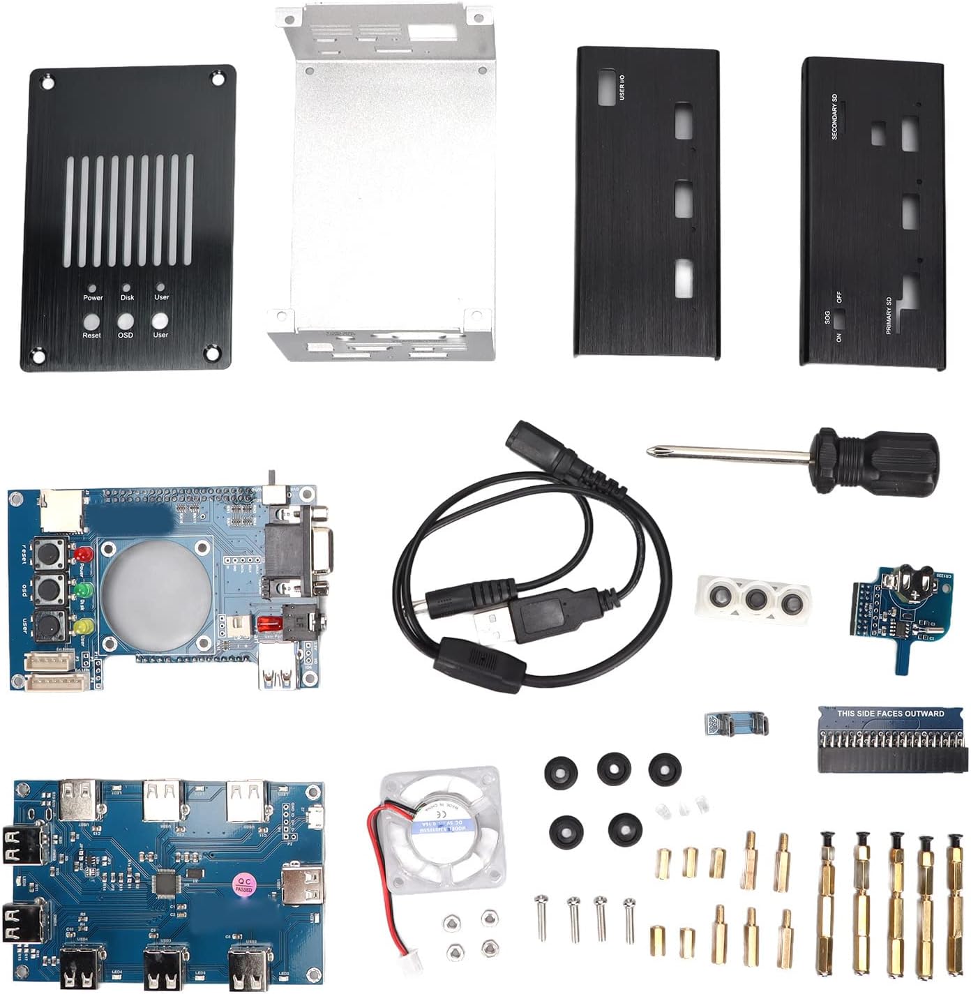 Amazon.co.jp: Jeankak Mister FPGA メタルハウジングキット 32Mb SDRAMボード チュートリアル付き USBハブ V2.1 Ioボードメタルハウジング ...