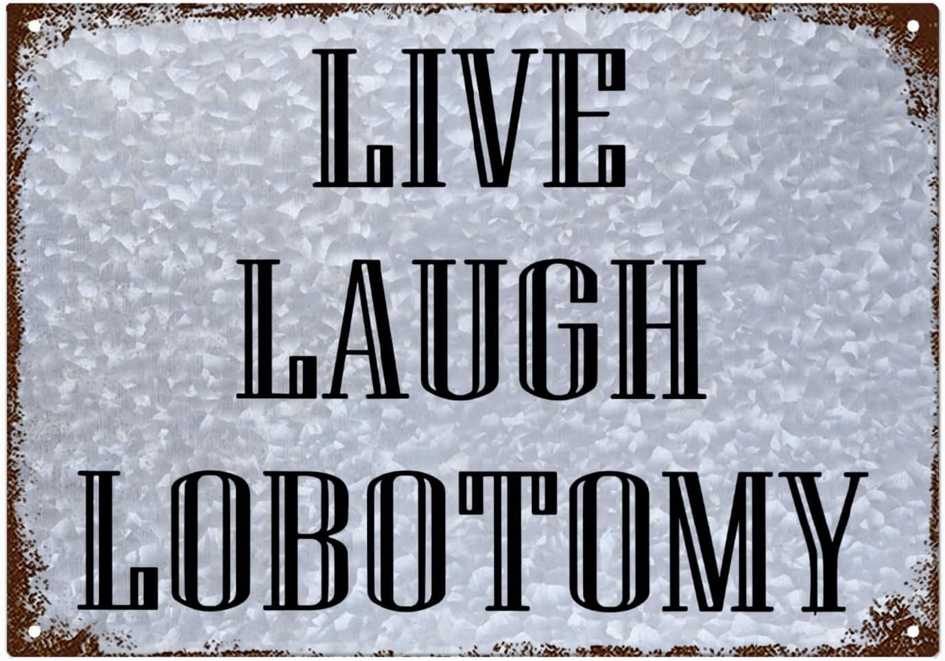 Amazon.com: Live Laugh Botomy Sign Vintage Signs for Beach Sign 10x14 ...
