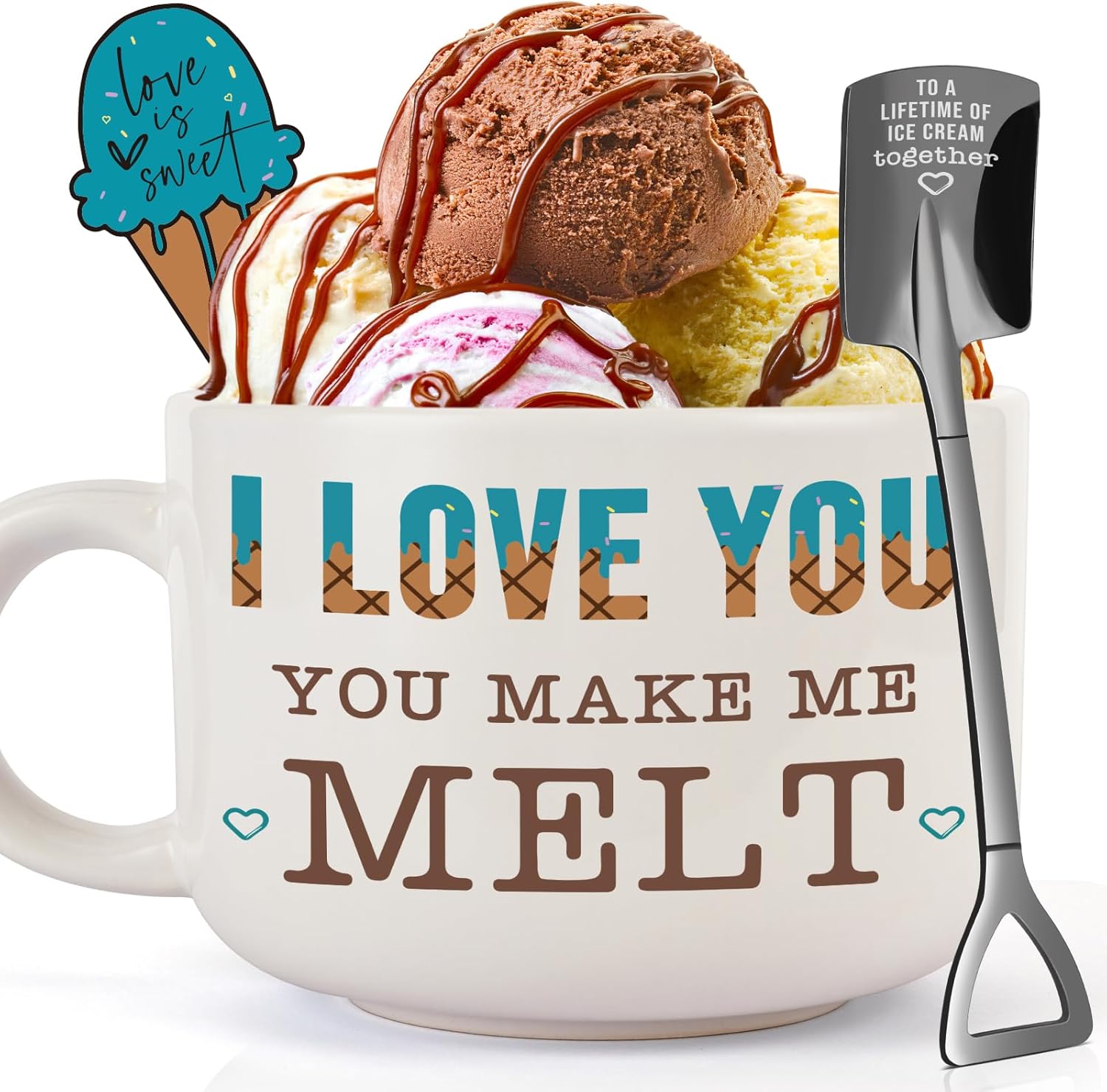 Amazon.com: YUEYUQIU I Love You Gifts for Him Her Boyfriend Girlfriend ...