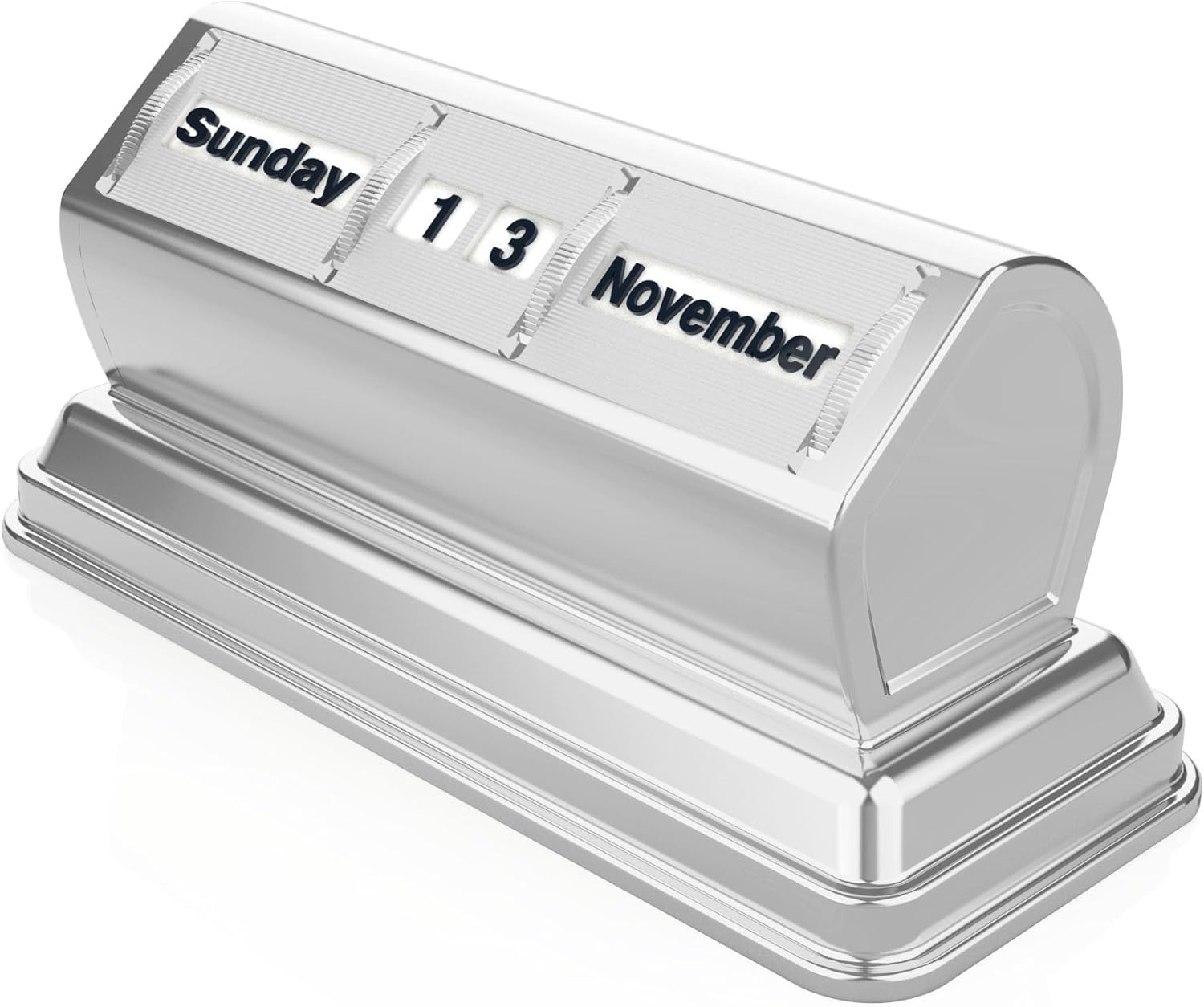 Amazon.com : Set Luxury Desk Perpetual Calendar Metal Standing Wedding ...