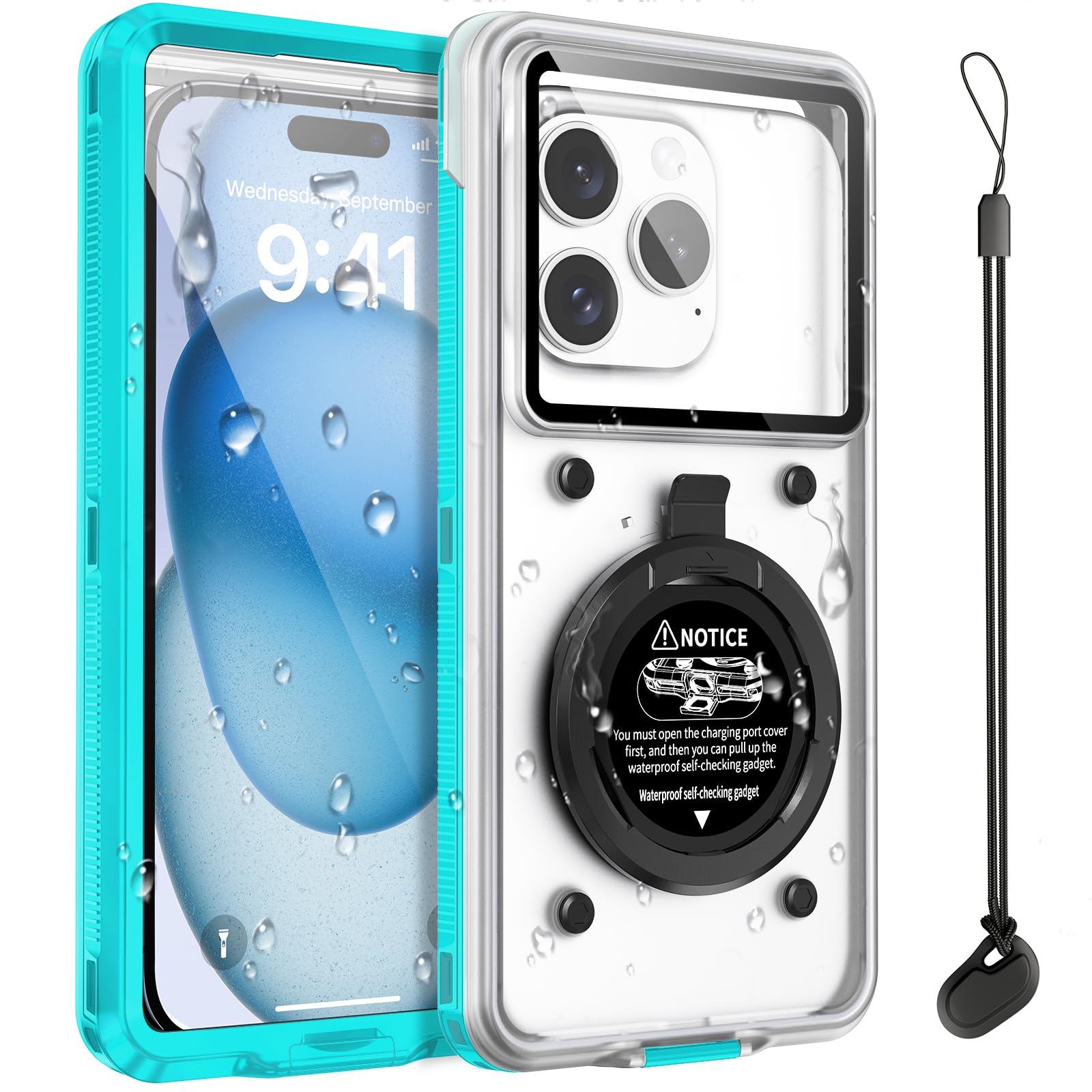Amazon.com: Beasyjoy Waterproof Phone Case, Underwater Snorkeling ...
