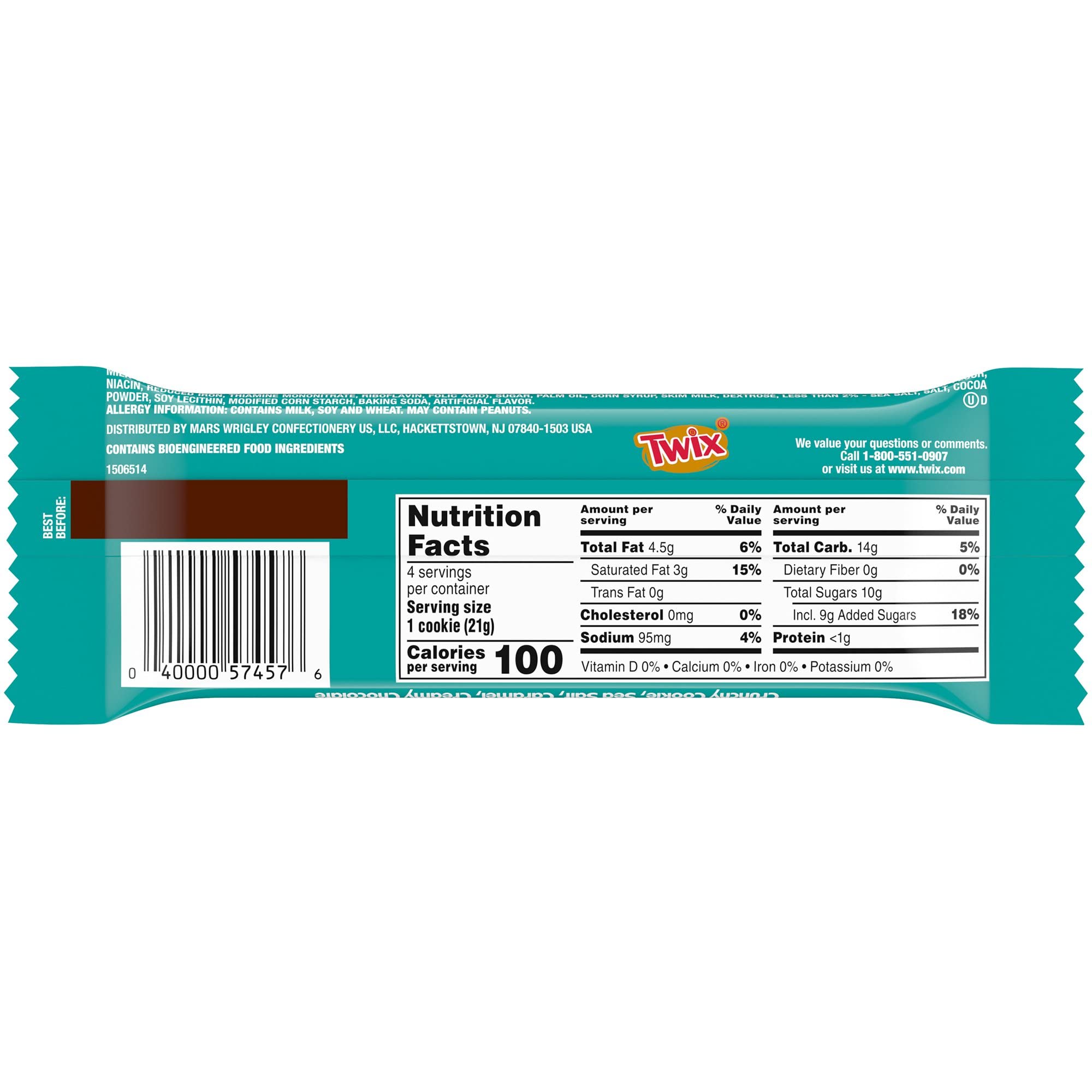 Twix Nutrition Facts