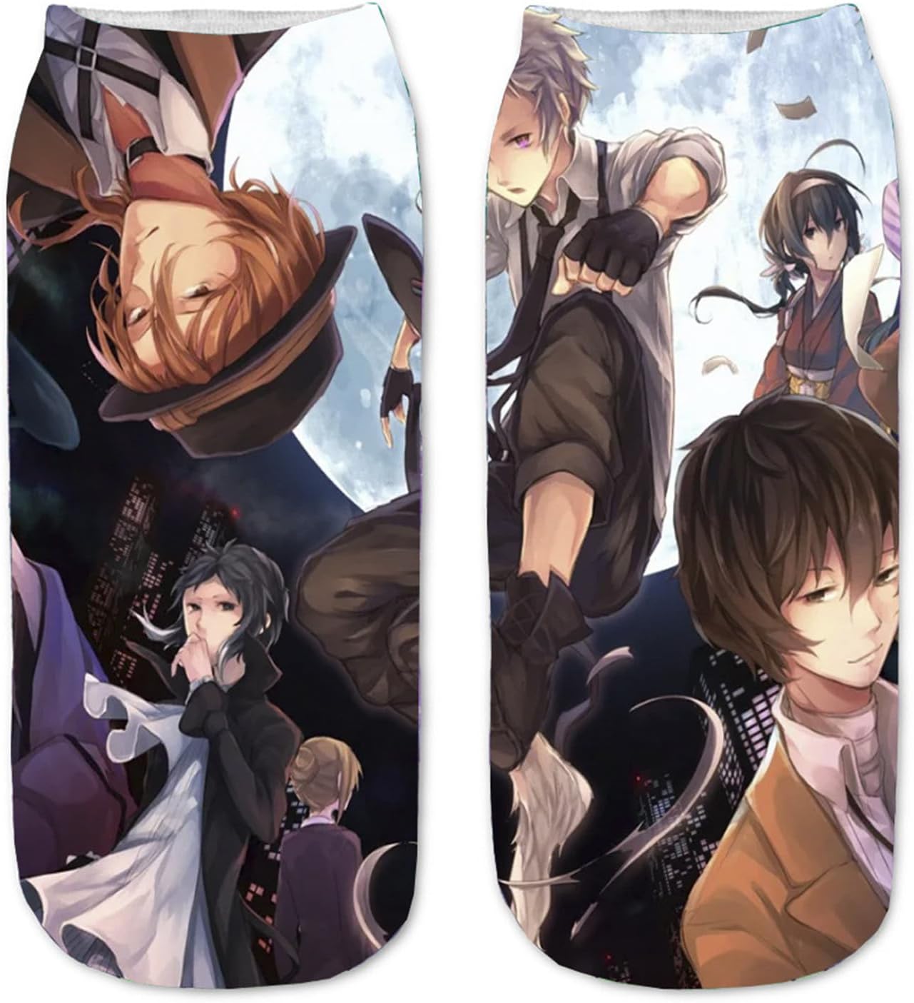 Amazon.com: ISaikoy Anime Bungo Stray Dogs Shippuden Socks Atsushi ...