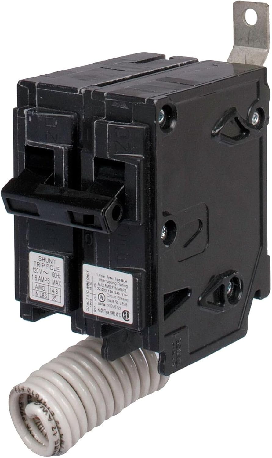 Siemens - B150HH00S01 - Bolt On Circuit Breaker, 50A, 1P, 65kA, 240V ...