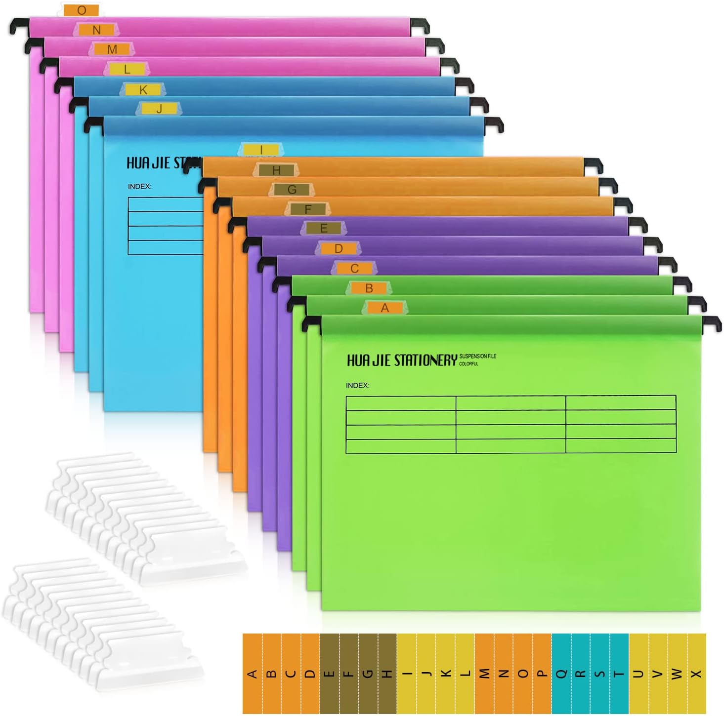 A4 Suspension Files, 15 PCS Filing Cabinet Suspension Files with Tabs ...
