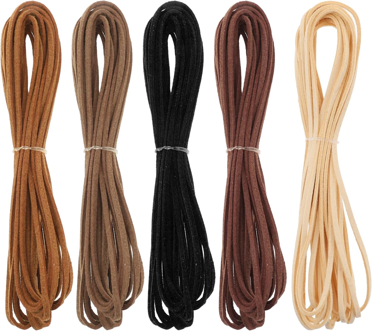 Amazon.com: ZEYIYER 5 PCS Leather Shoe Laces, 3 mm X 5.4 Yard Leather ...