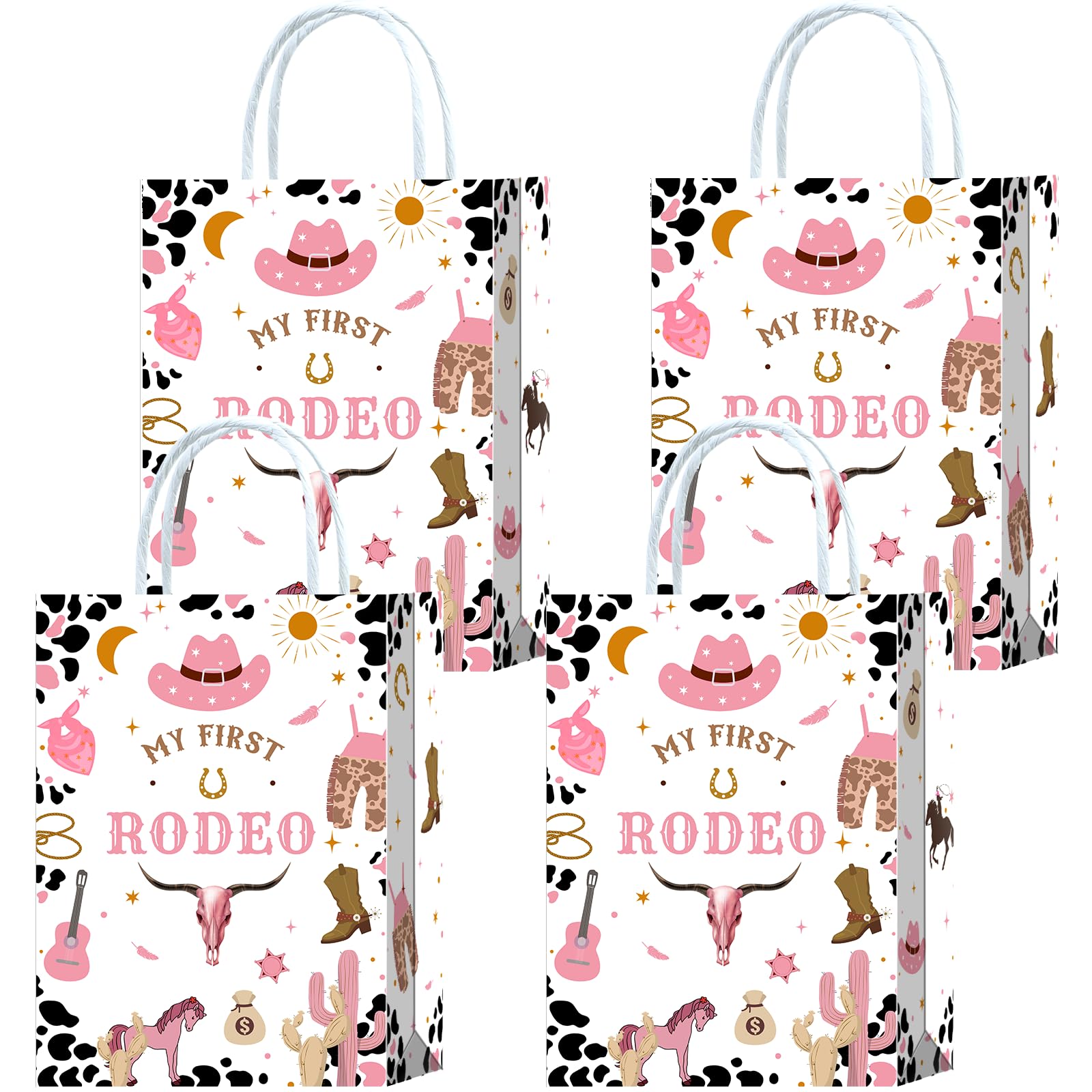 Amazon.com: 16 Pieces My First Rodeo One Birthday Party Favors Bags ...