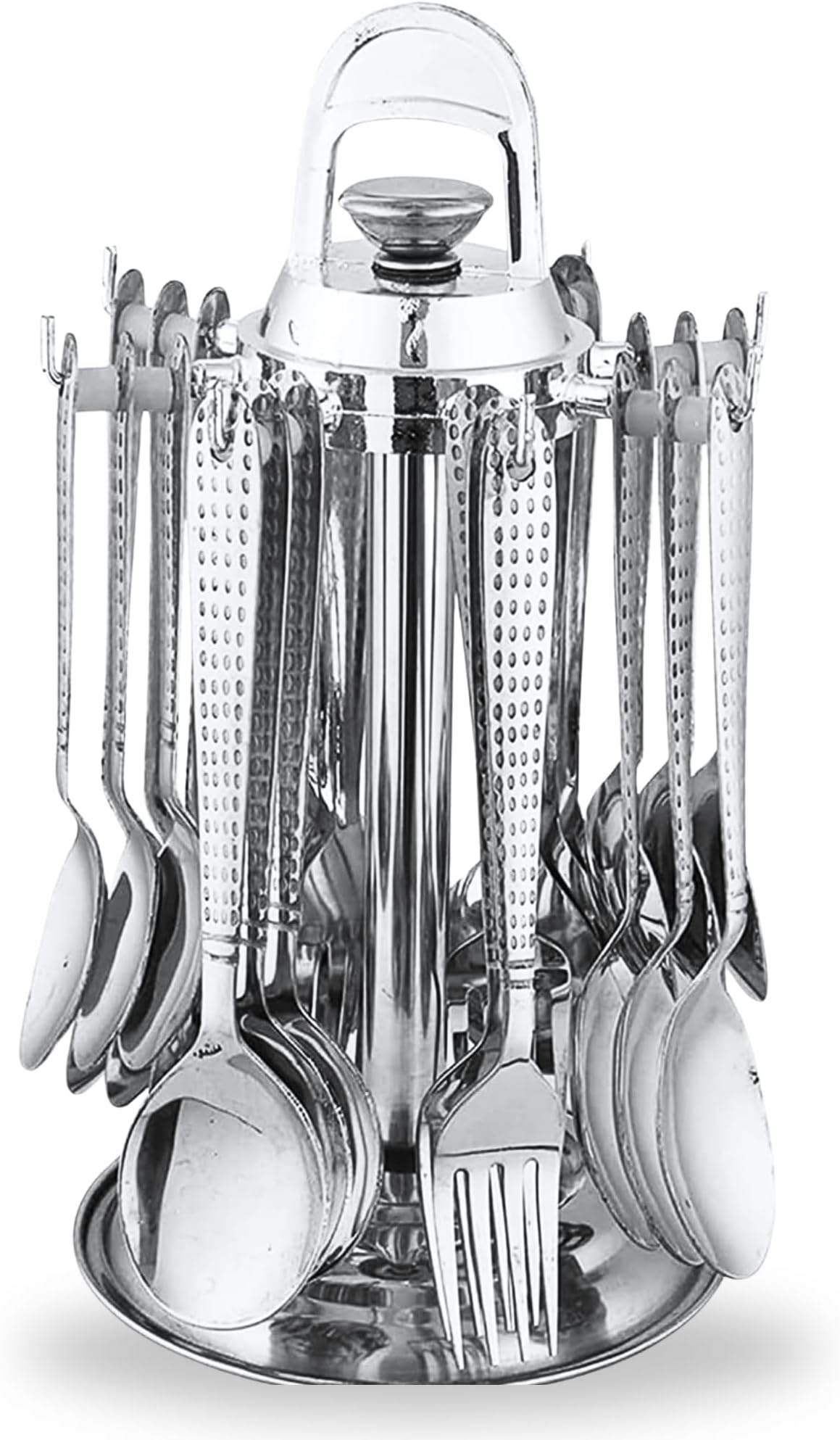 Parage 25 Pieces Pretty Premium Stainless Steel Cutlery Set for Home ...
