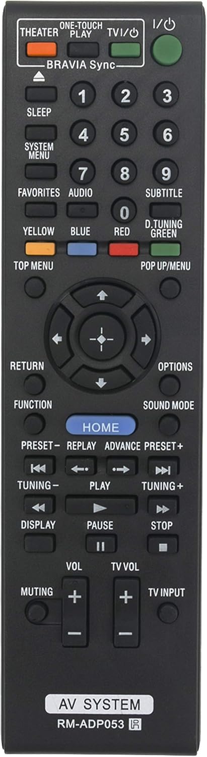 Amazon.com: New RM-ADP053 Replace Remote fit for Sony BDV-E870 BDV-E570 ...