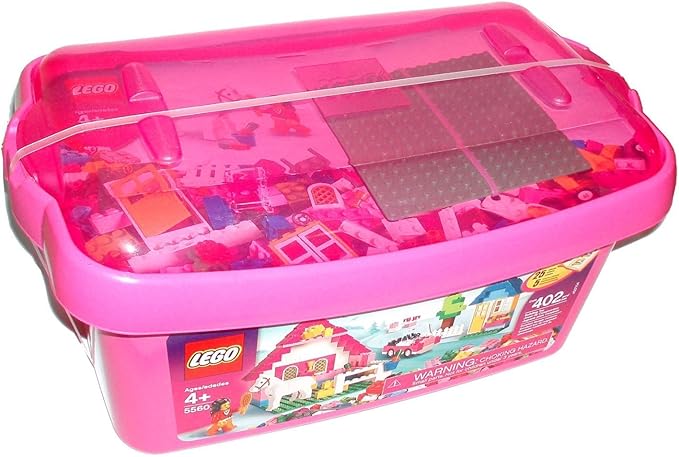 Amazon.com: LEGO Pink Brick Box Large (5560) : Toys & Games