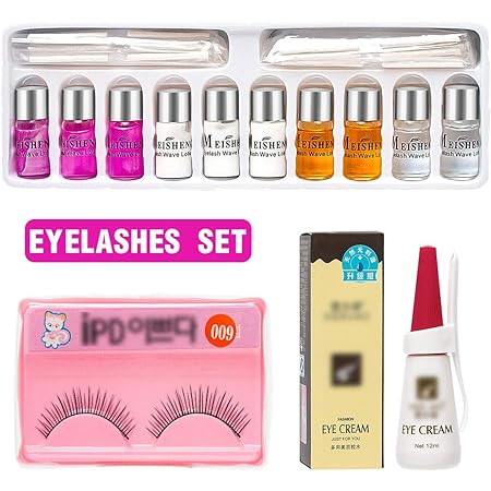 Amazon.com : Eyelash Curling Perming Curler Perm Kit Perm Liquid ...