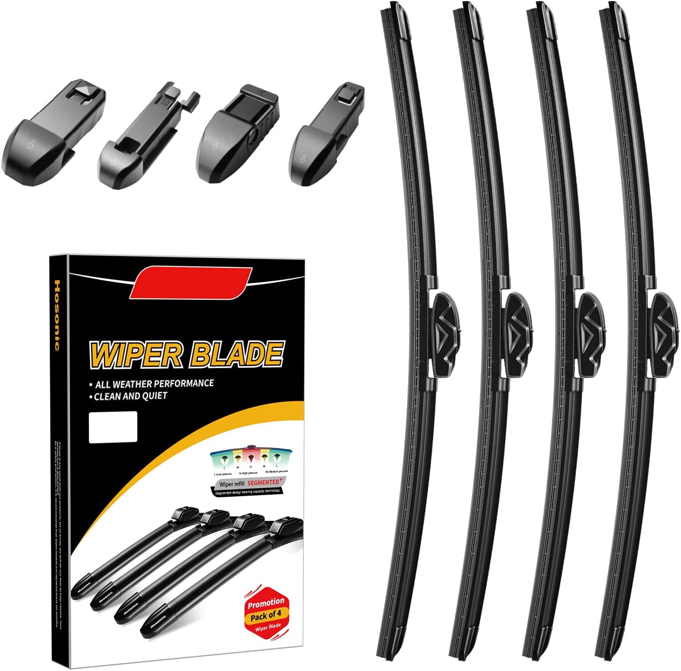 Amazon.com: ACROPIX Universal Front Wiper Blade Arm Adapter Clip Type D ...