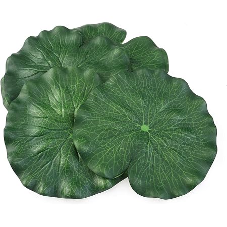 Amazon.com: DOITOOL Lily Pads for Ponds Artificial Floating Foam Lotus ...