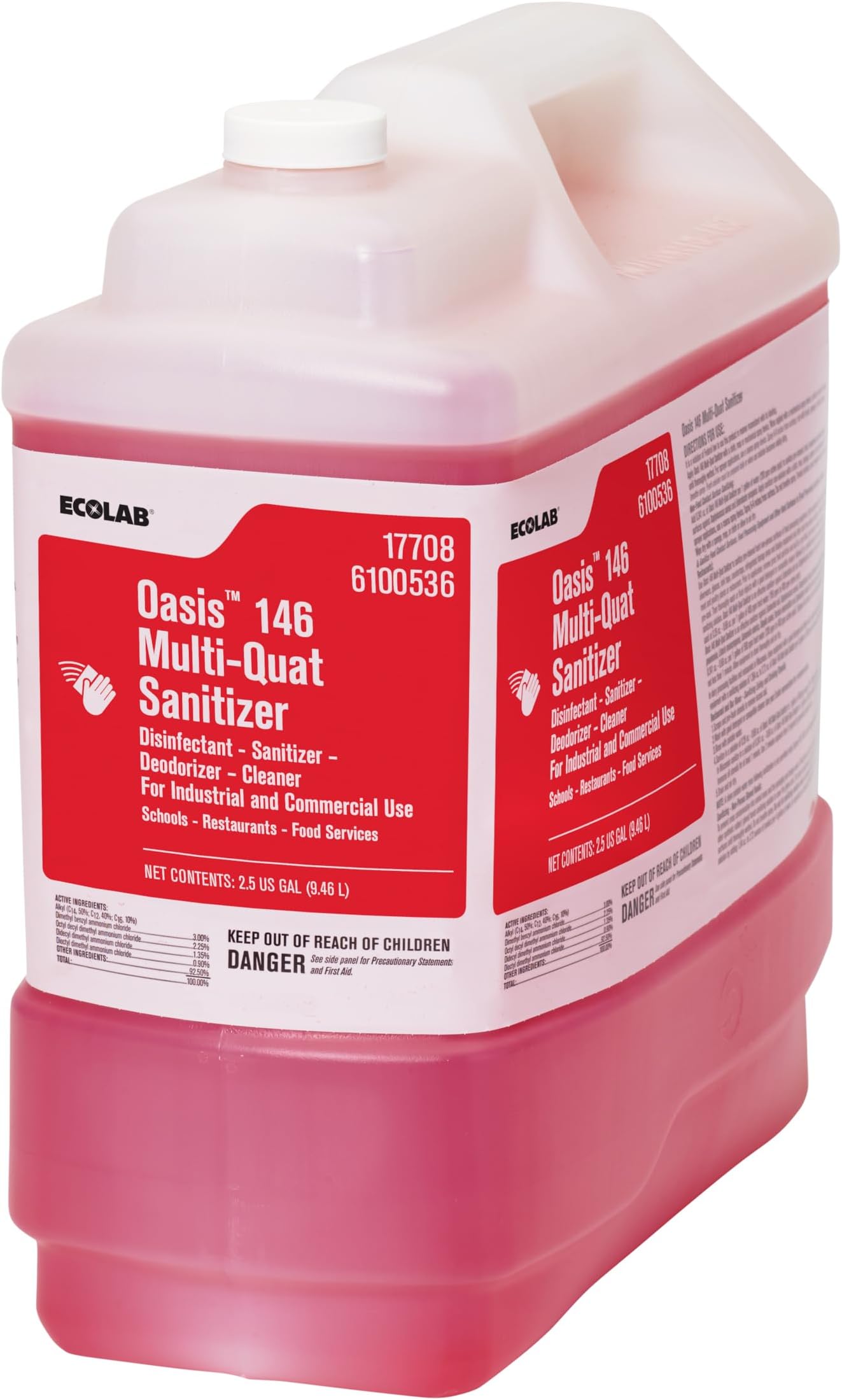 Amazon.com: Ecolab 6117781 Oasis 146 Multi-Quat SANITIZER Disinfectant ...