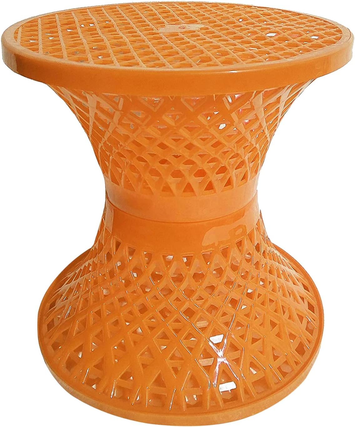 Heart Home Seating Stool | Plastic Mesh Damroo Stool | Both Sided Stool ...