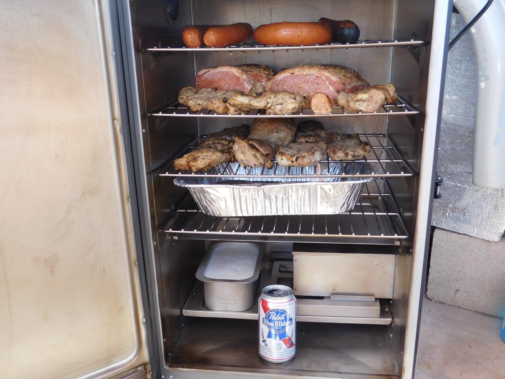 $38/mo - Finance EAST OAK 30-inch Electric Smoker with Side Wood Chip ...