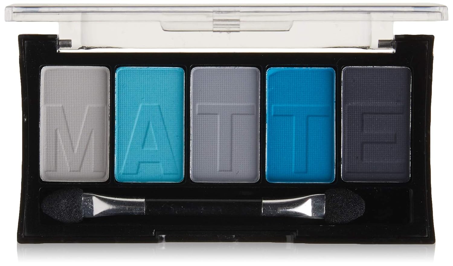 Amazon.com : L.A. COLORS 5 Color Matte Eyeshadow Palette, Blue Denim ...